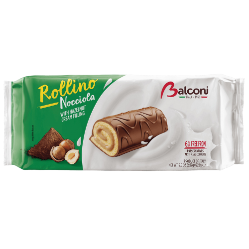 Balconi Rollino Hazelnut (20X222G) – Candy Cargo