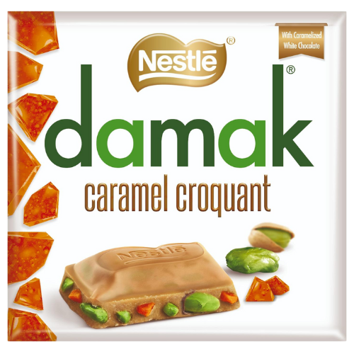 Damak Caramel Croquant Chocolate Bar 6X60g – Candy Cargo
