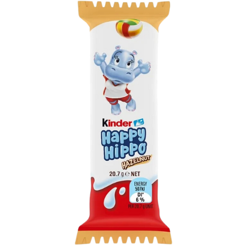 Kinder Happy Hippo Hazelnut 28X20.7G – Candy Cargo