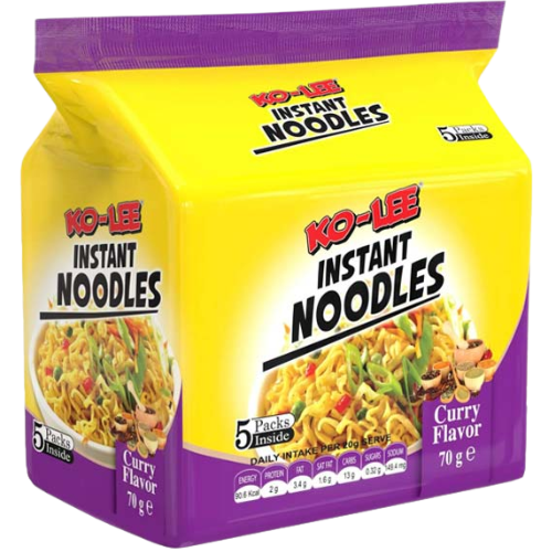 Curry Noodle 5pack 6x5x70g Ko Lee – Candy Cargo