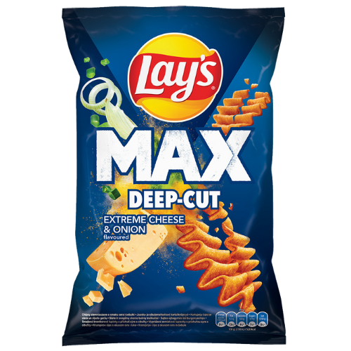 Lays Max Cheese Onion 24x120g – Candy Cargo