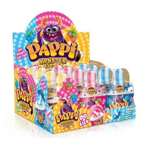 Pappi Monster Dipper 12X32G – Candy Cargo