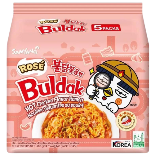 Samyang Buldak Rose 8X(5x140G) – Candy Cargo