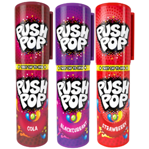 Push Pops 20X15G – Candy Cargo